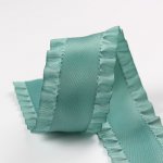Wholesale double ruffle ribbon, frill ribbon, polyester decorative ...