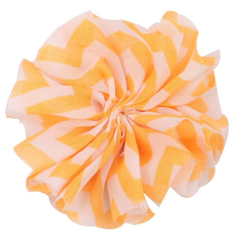6 cm diameter handmade chiffon fabric flower wholesale