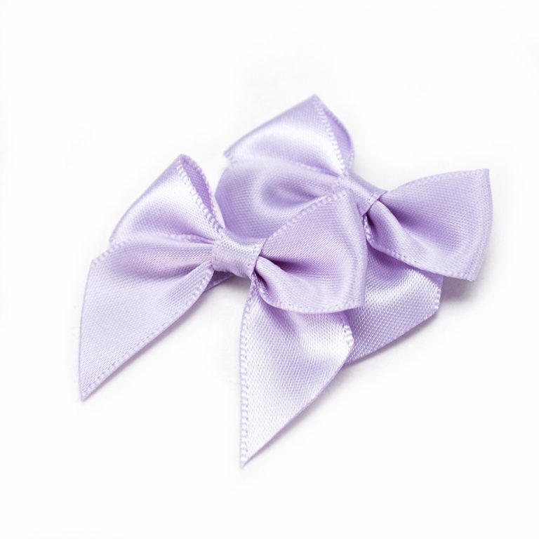 7 cm wide pre made self-adhesive satin ribbon bows 196 colors available