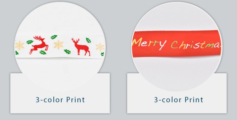 1 inch printed rainbow double sided satin ribbon/25 mm grosgrain ribbon