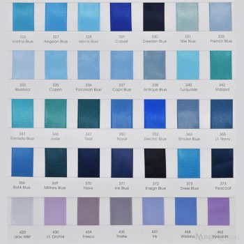 7 cm wide pre made self-adhesive satin ribbon bows 196 colors available