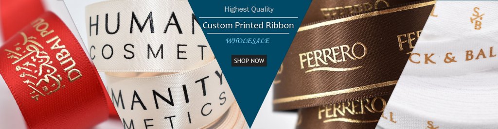 Custom Printed Ribbon | Personalized Ribbon Bows | Custom Length Hot ...