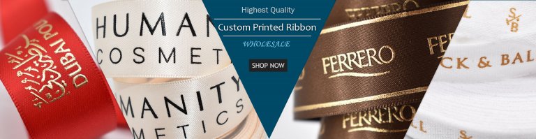 Custom Printed Ribbon | Personalized Ribbon Bows | Custom Length Hot ...